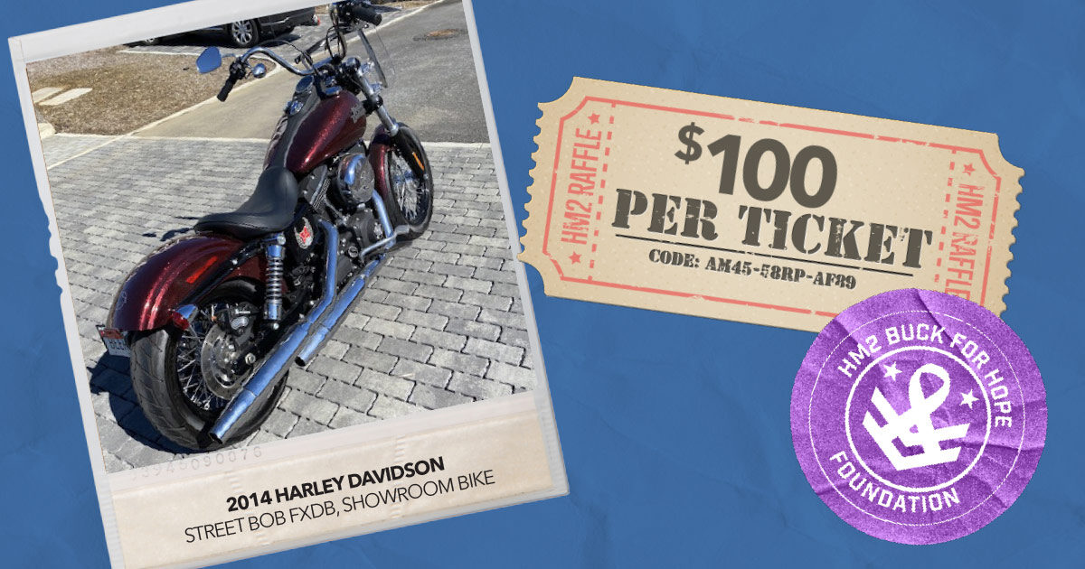 Get Your HM2 Raffle Ticket for a chance to win a 2014 Harley